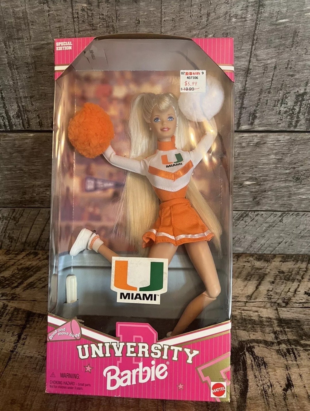 Vtg Miami Barbie Cheerleader Speacial Edition New Old Stock. 1996 - Etsy
