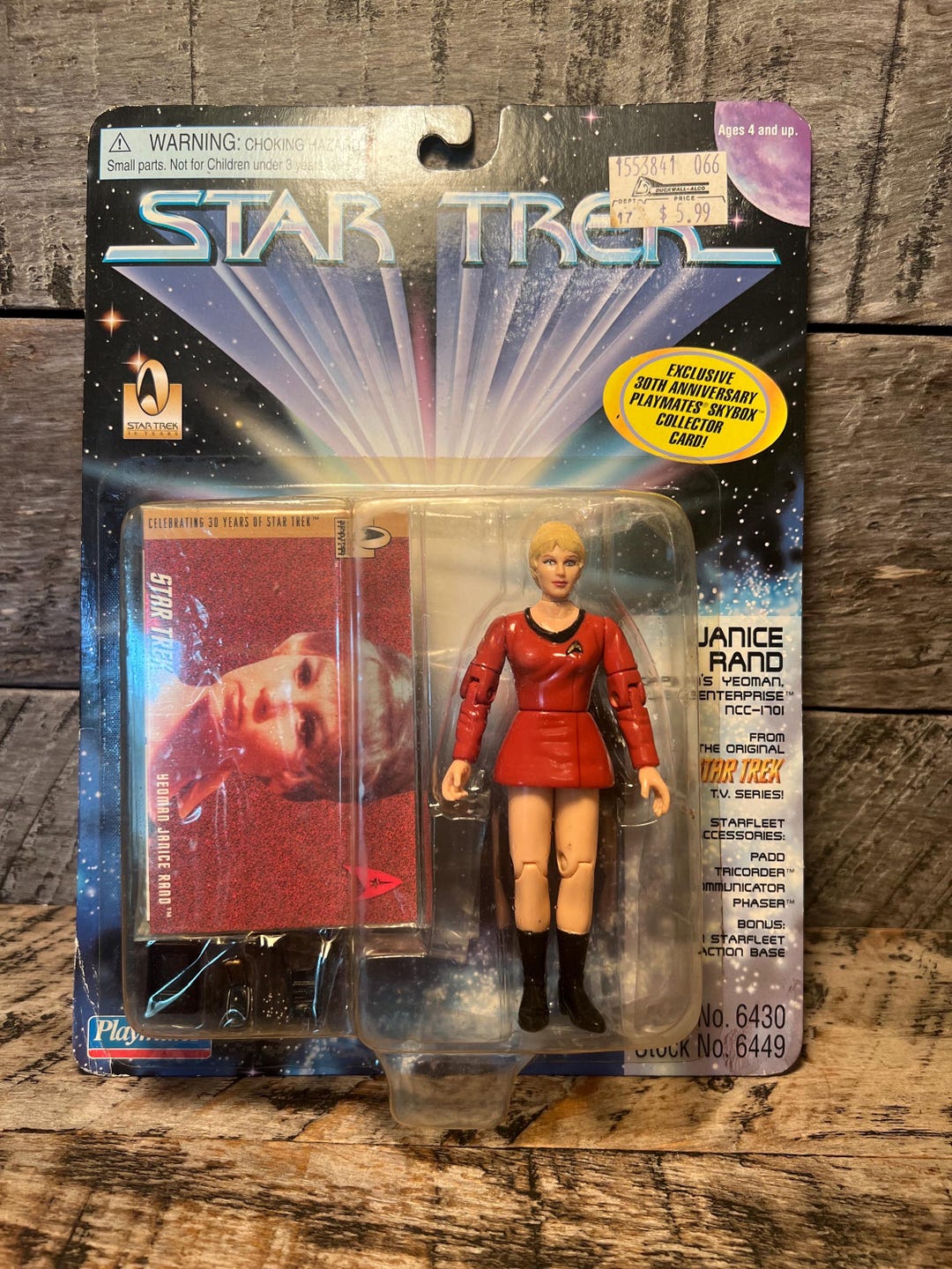 Janice Rand Yeoman Classic Star Trek Original Series TOS Playmates 1996 ...