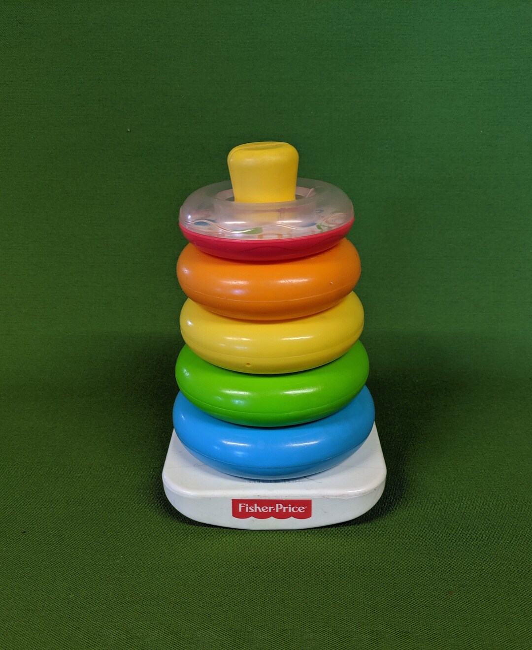 Fisher Price 5 Ring Stacking and Rocking Baby Toy Vintage - Etsy