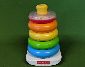 Vintage Fisher Price Rock a Stack, Fisher Price Stacking Rings #7338 - Etsy