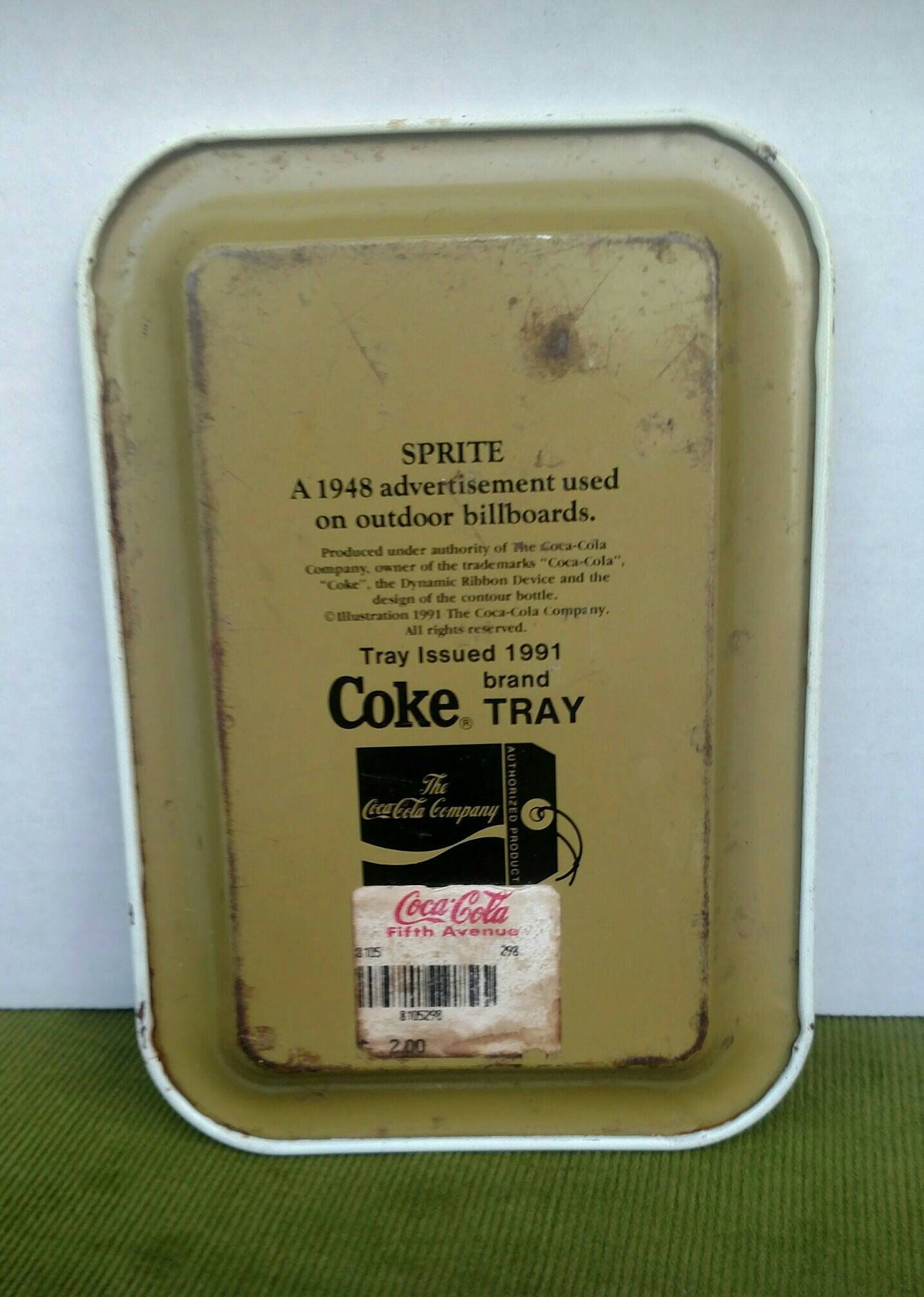 SMALL Coca-cola Serving Tray Home Decor - Etsy