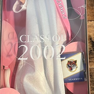 Mattel Class of 2002 Barbie Doll Special Edition Graduation Barbie ...