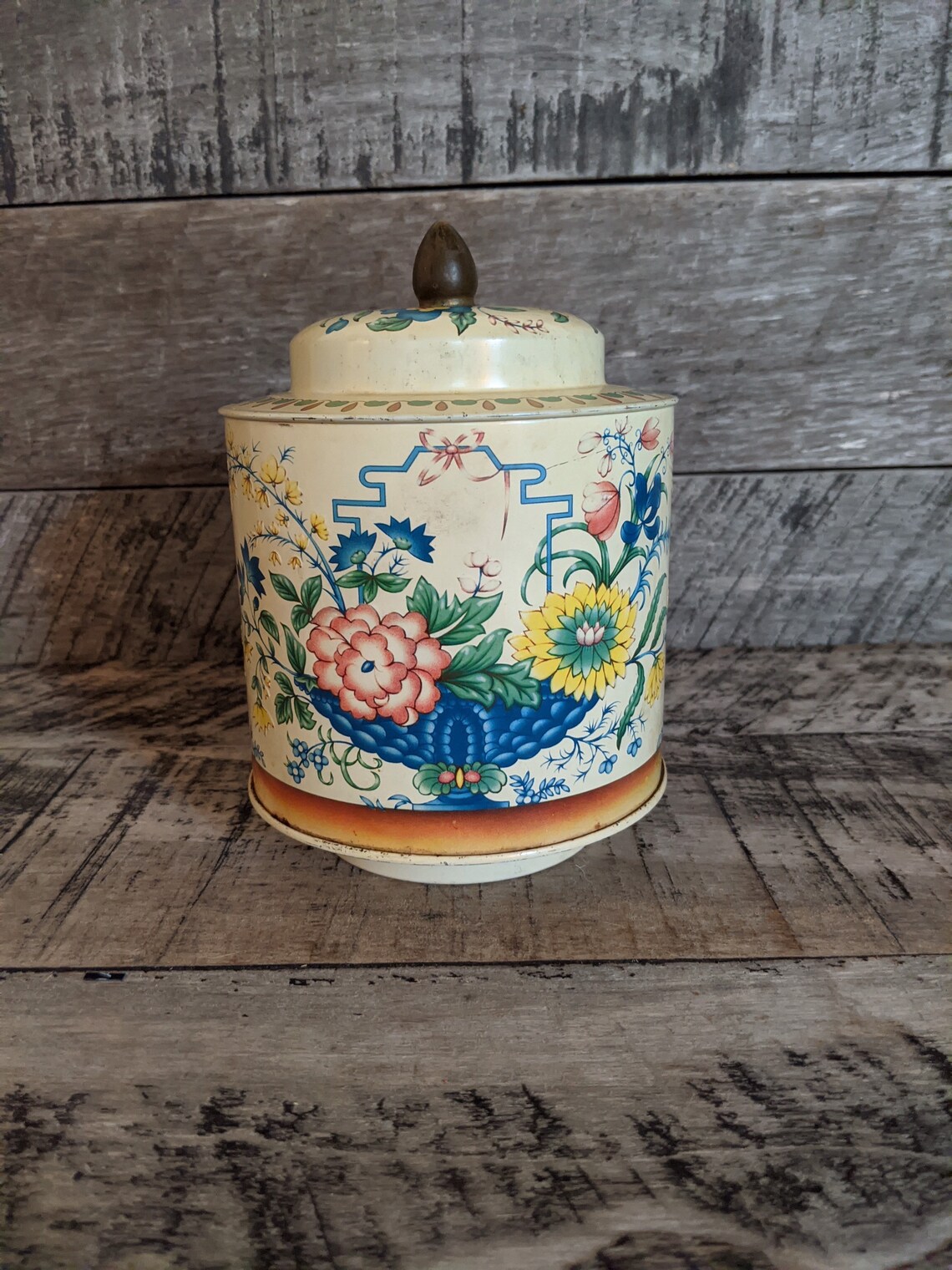 Vintage Murray-allen, Regal Crown Tin Container. - Etsy