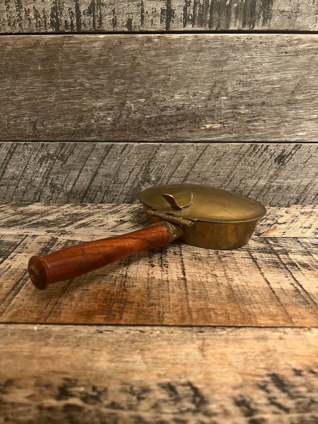 Brass Crumb Catcher Bed Warmer Ashtray Vintage - Etsy
