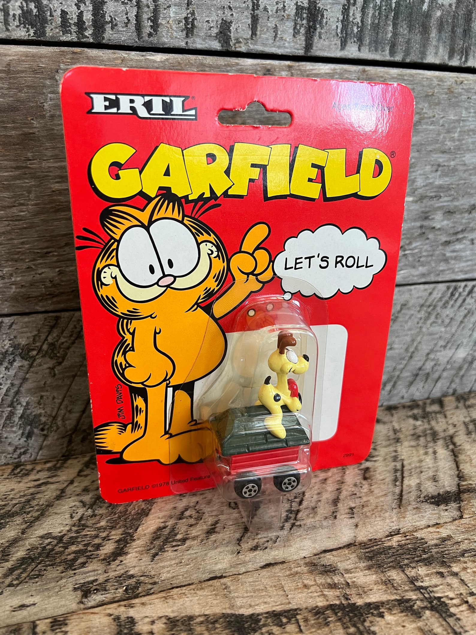 Ertl Garfield Lets Roll 1990 New Old Stock - Etsy