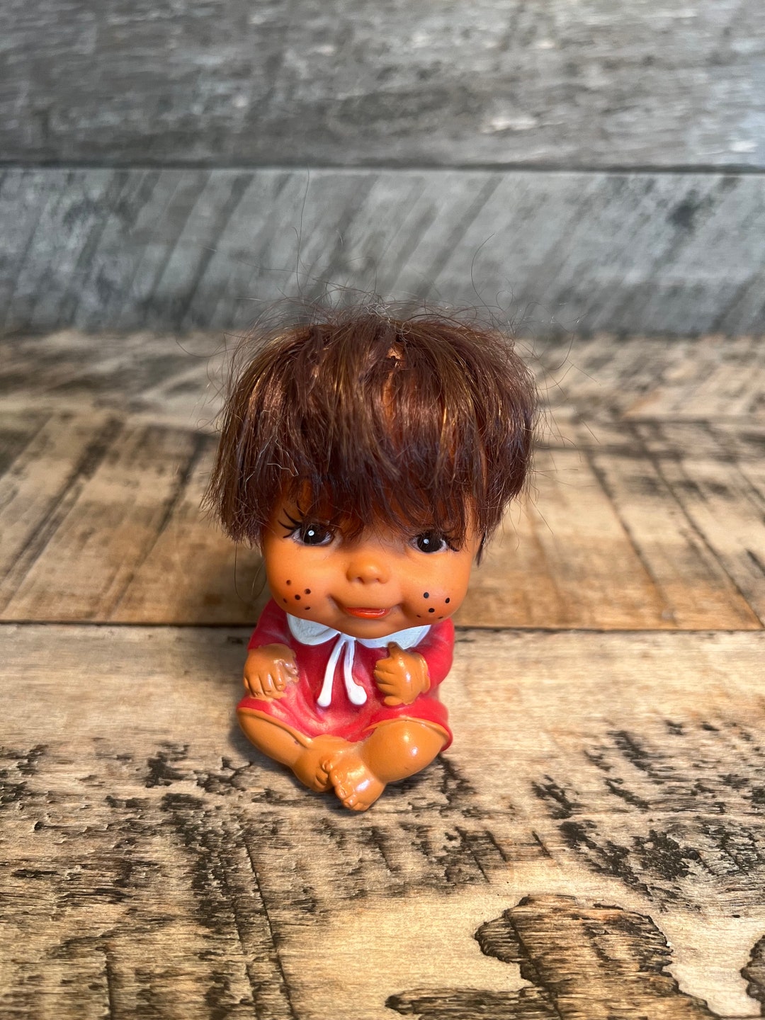 Moody Cutie Smiling Face Doll Figurine Made In Korea Etsy