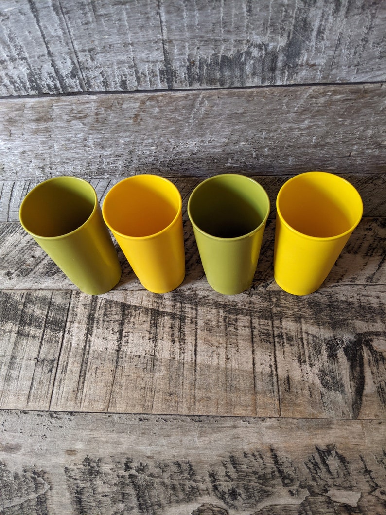 Vintage Tupperware Drinking Glasses. | Etsy