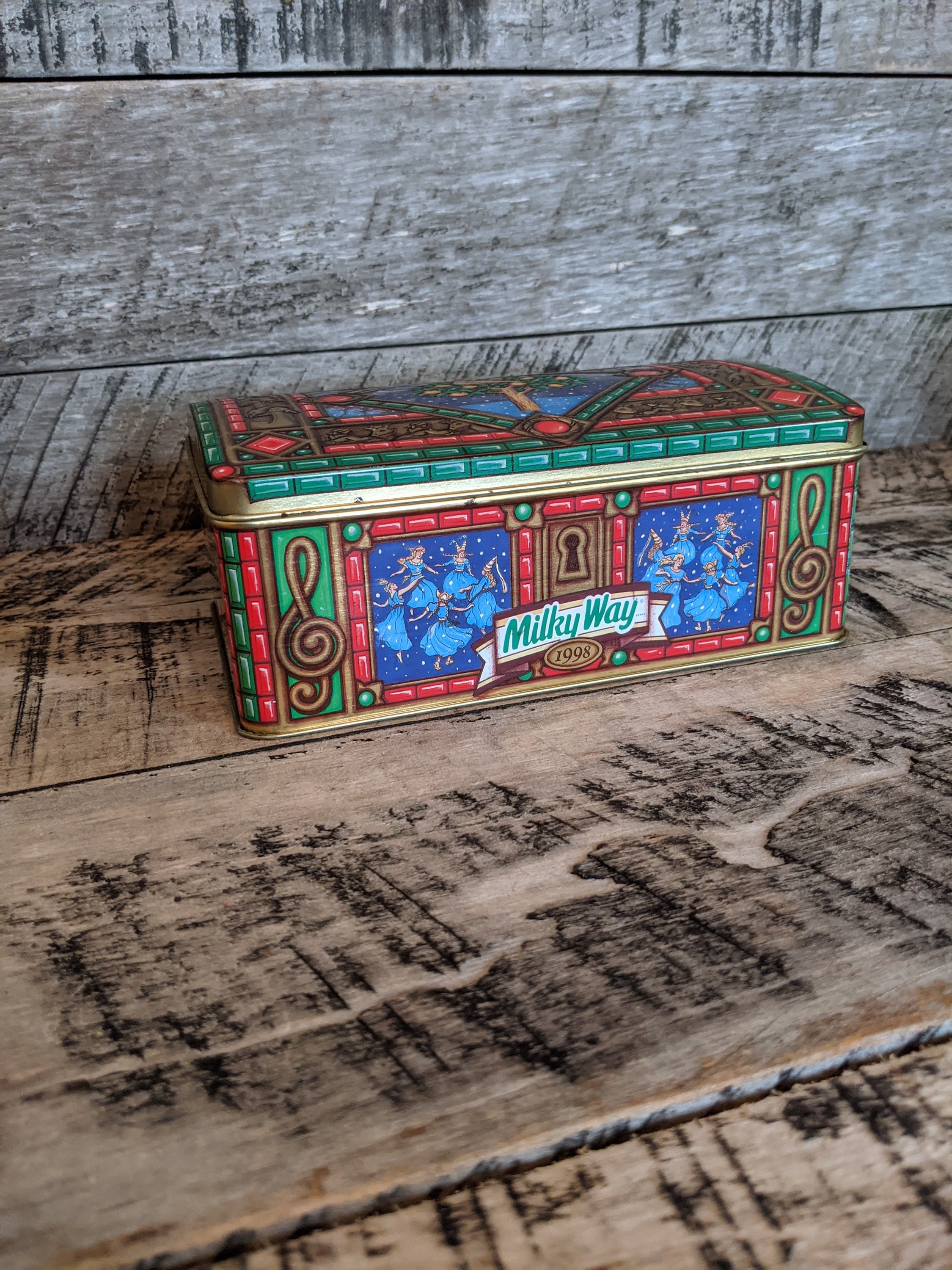Vintage 1998 Milky Way Tin Container.milky Way - Etsy