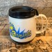 Vtg Daylight Travel Mug Cup With Lid White Blue Yellow Sun Logo Retro ...
