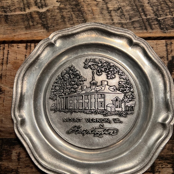 Rwp Pewter Plate - Etsy