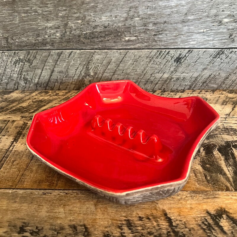 Red Ashtray - Etsy