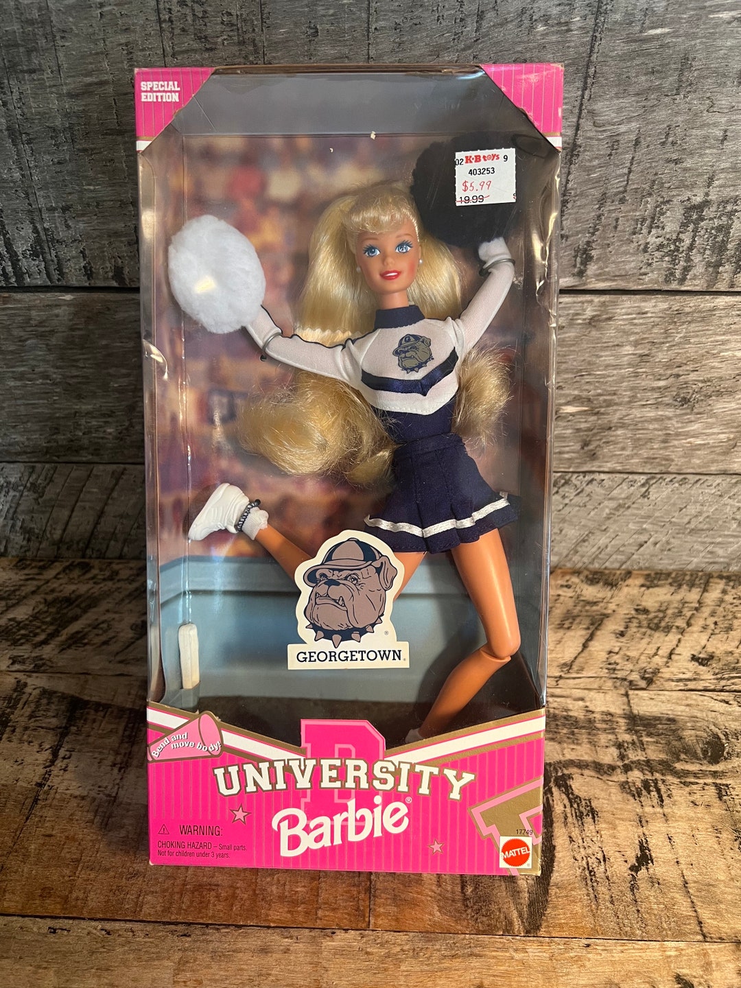 Vtg Georgetown Barbie Cheerleader Speacial Edition New Old Stock. 1996 ...