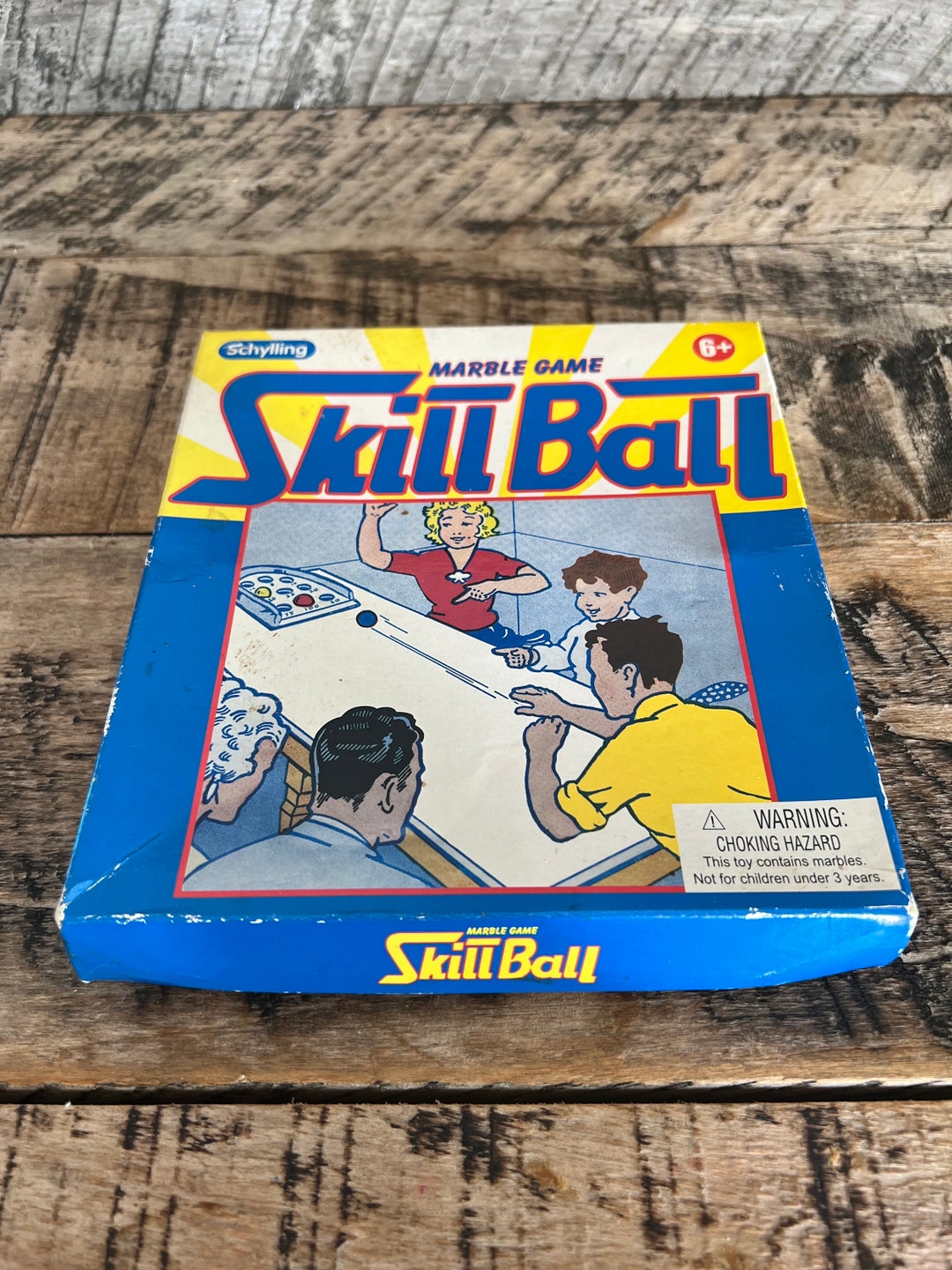Skill Ball Marble Game Schylling 12 Balls - Etsy