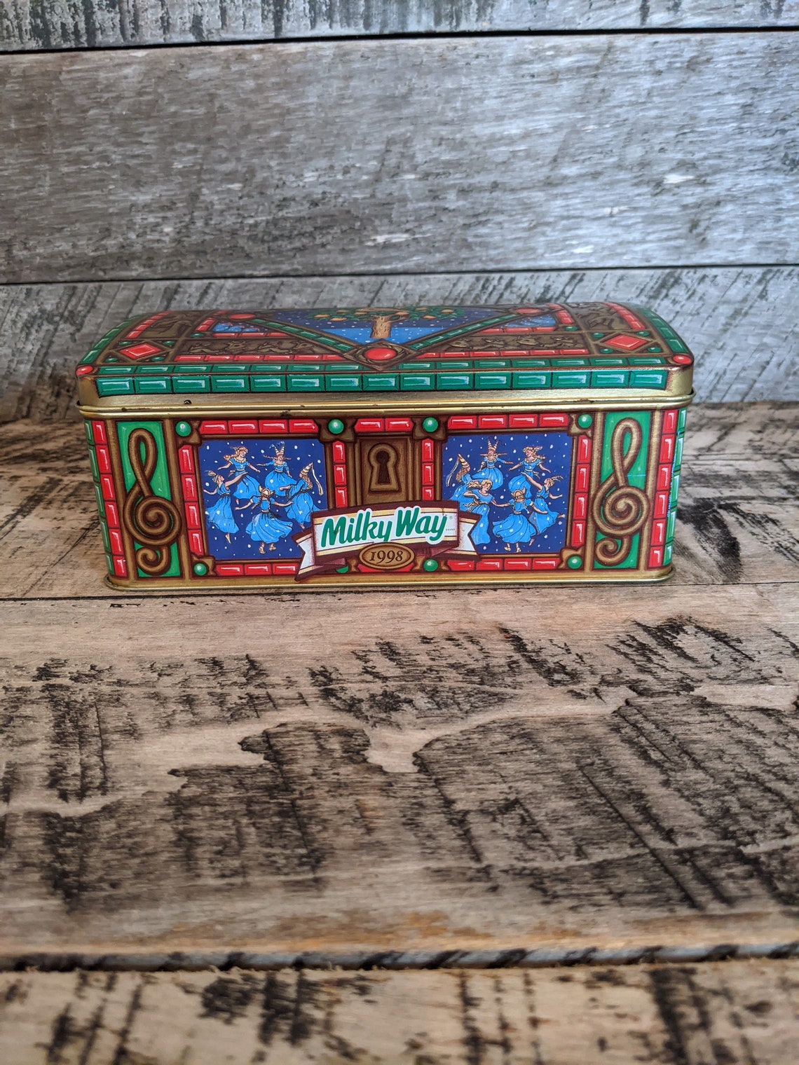 Vintage 1998 Milky Way Tin Container.milky Way - Etsy