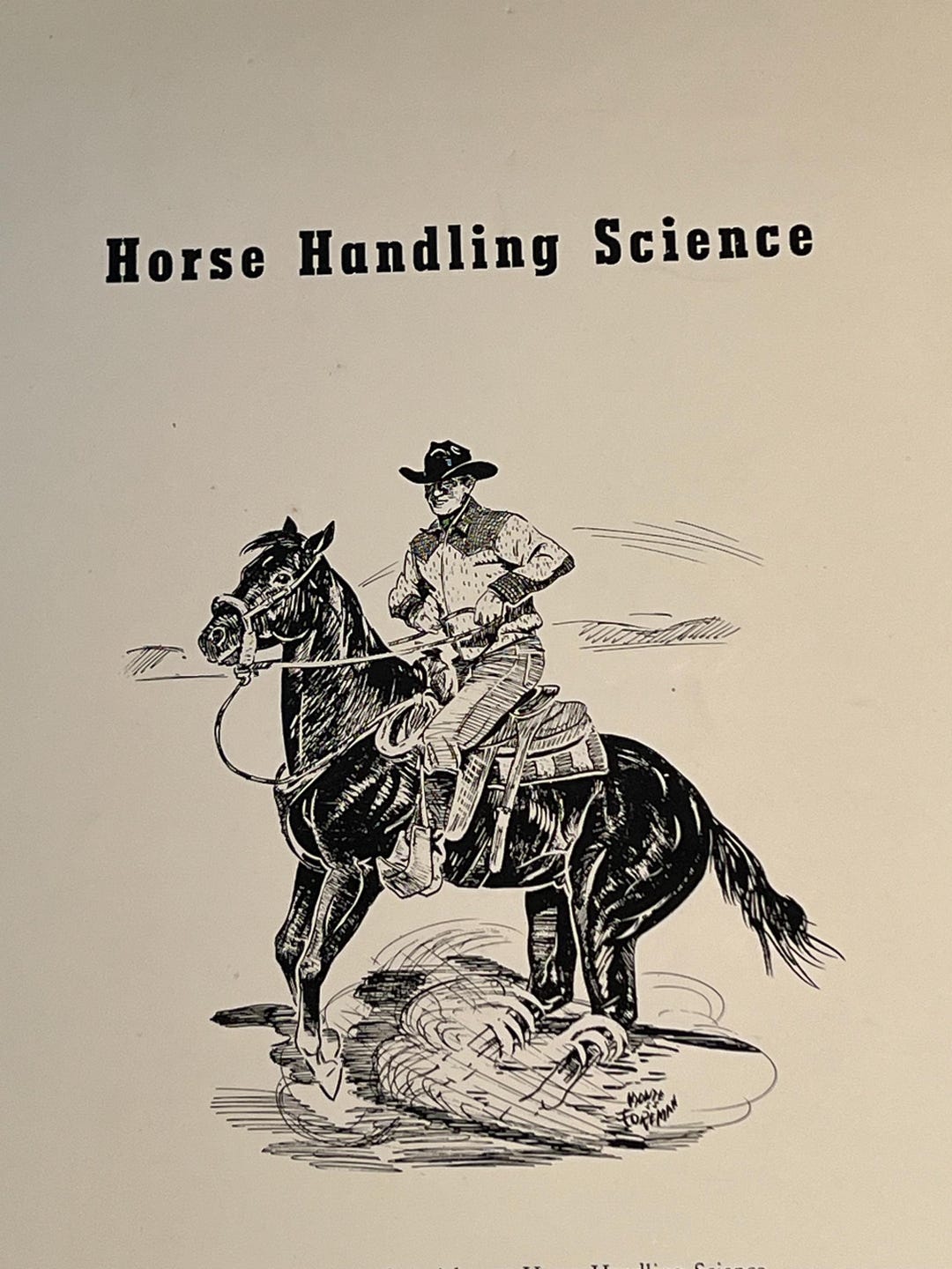 Horse Handling Science Book Vintage - Etsy