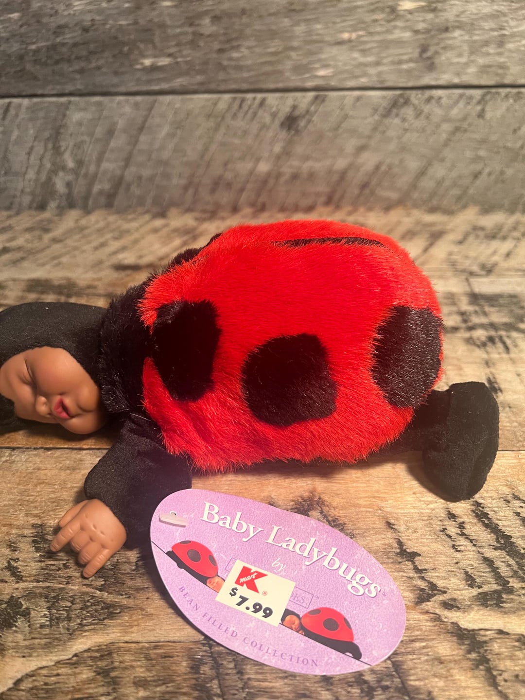 Anne Geddes Plush Sleeping Baby Lady Bug No 525933 1998 Edition - Etsy