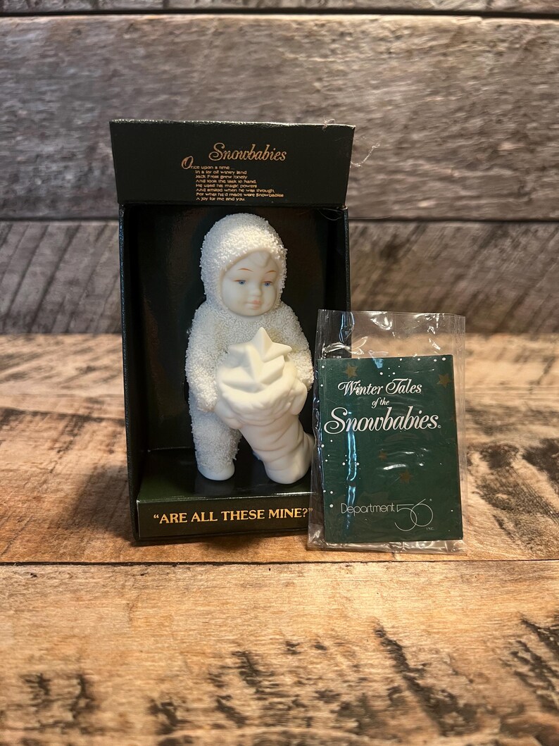 Department 56 Snowbabies “are These All Mine” Vintage With Box - Etsy
