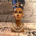 Statue of Egyptian Art Queen Nefertiti Bust Hand Painted - Etsy