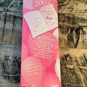 Mattel Class of 2002 Barbie Doll Special Edition Graduation Barbie ...