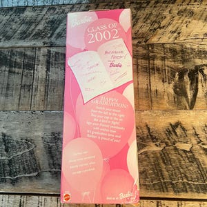 Mattel Class of 2002 Barbie Doll Special Edition Graduation Barbie ...