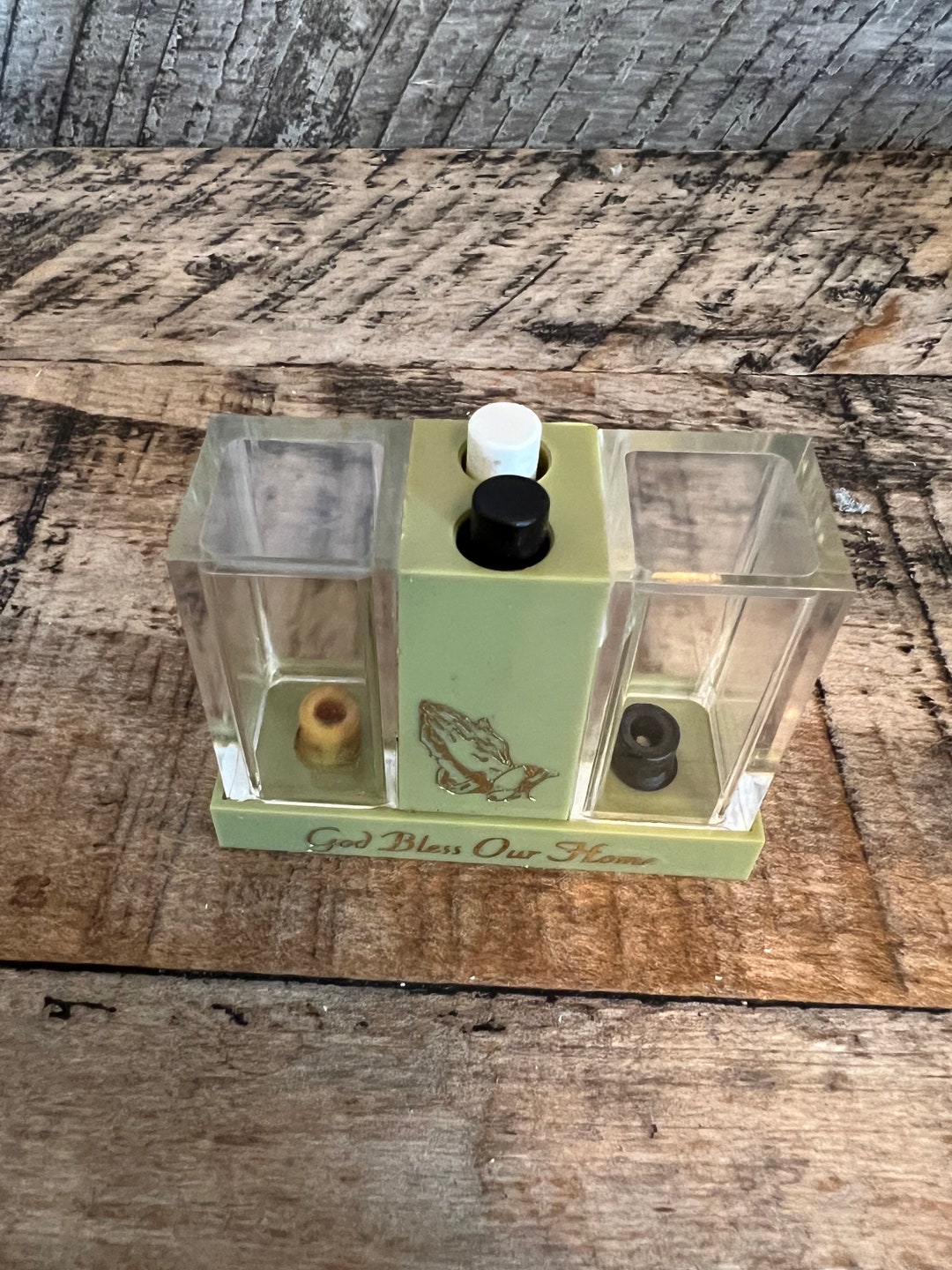 Whirley Push Button Salt and Pepper Dispenser Vintage - Etsy