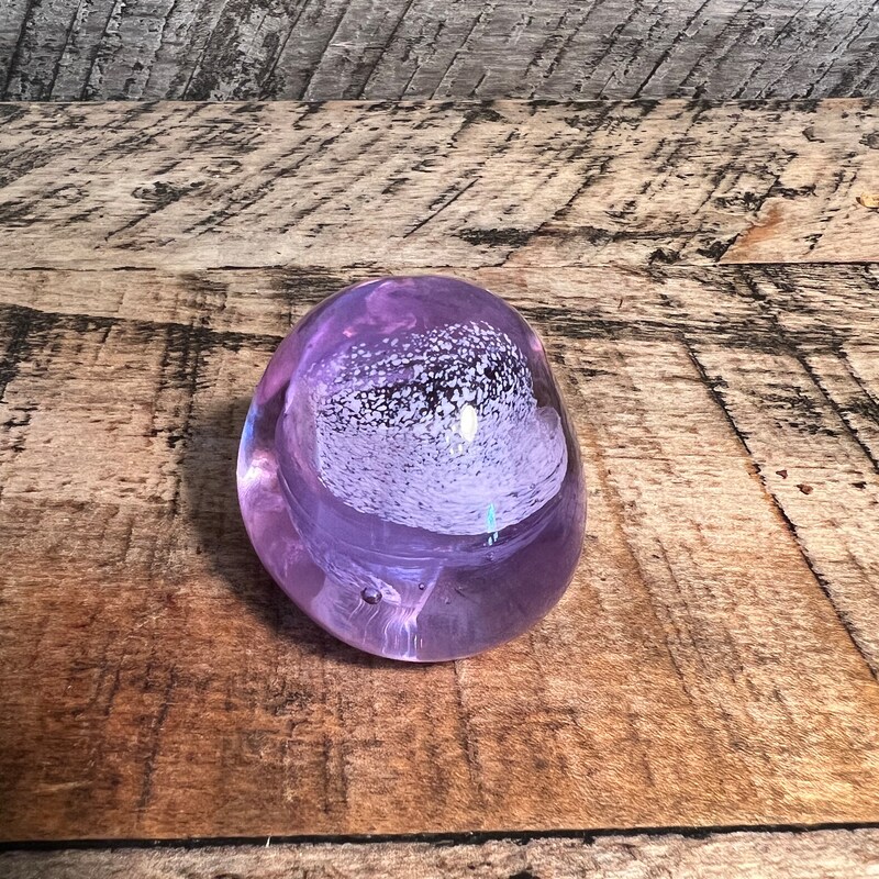 Purple Paperweight - Etsy