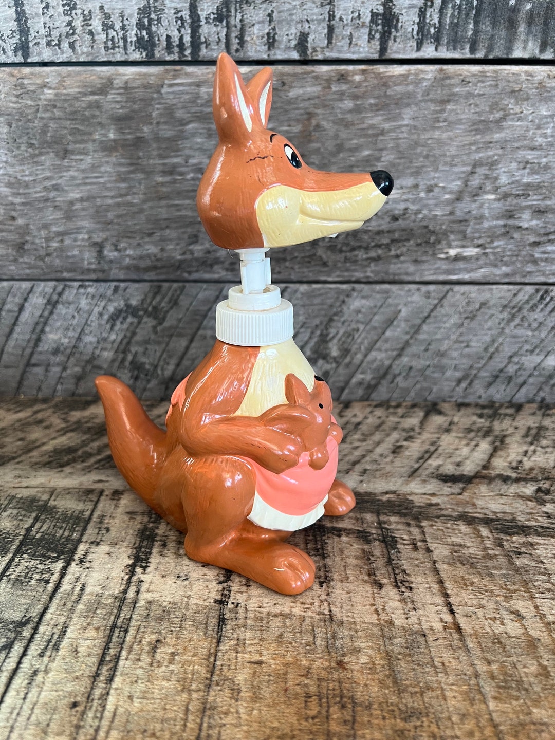 Ceramic Kangaroo Soap Dispenser Bathroom Decor Vintage - Etsy