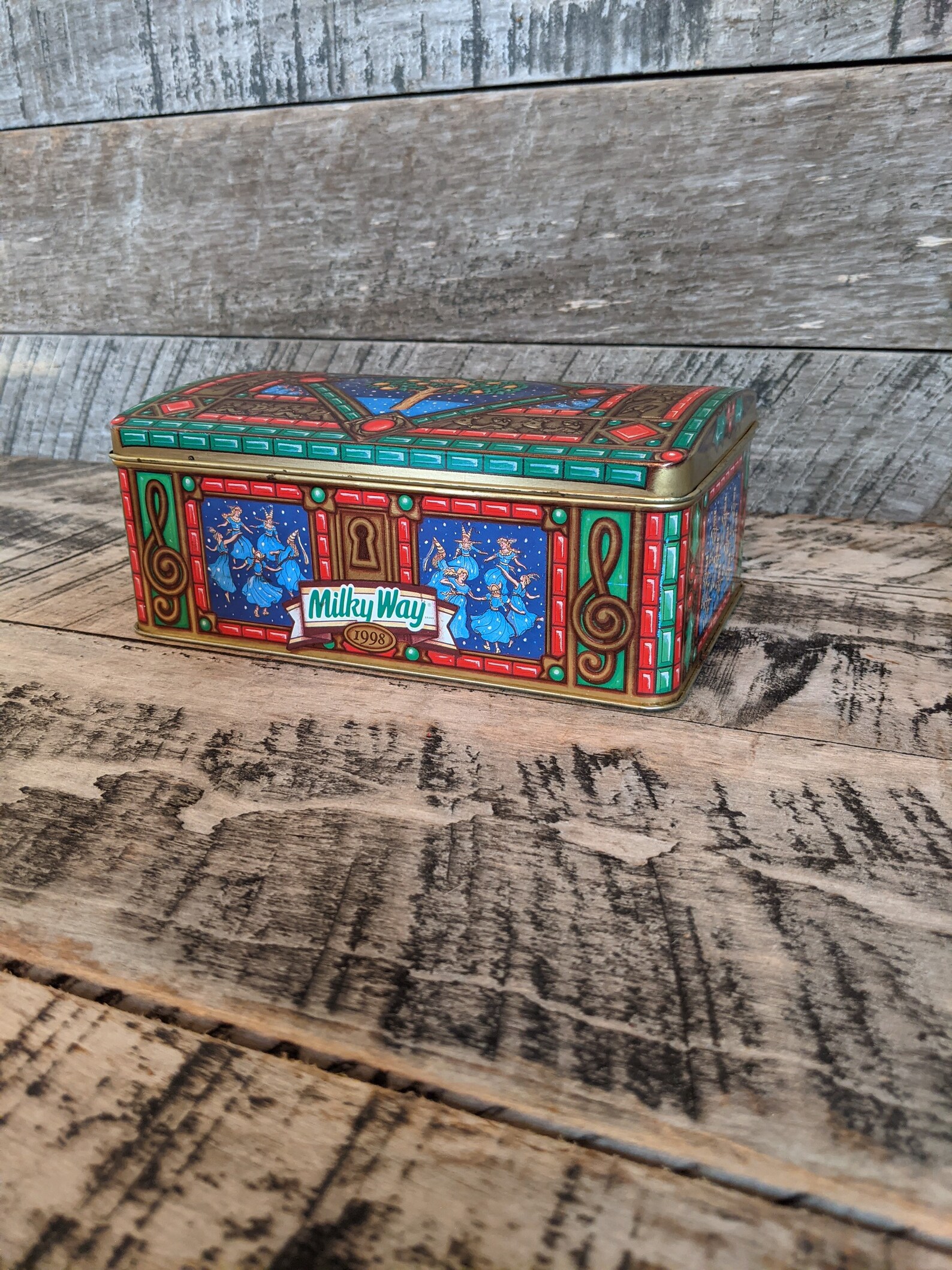 Vintage 1998 Milky Way Tin Container.milky Way - Etsy