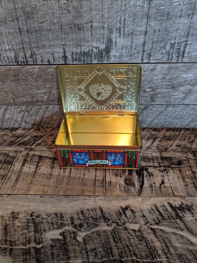Vintage 1998 Milky Way Tin Container.milky Way - Etsy