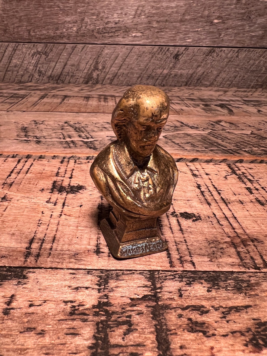 Brass Shakespeare Bust Portrait Figurine Sculpture Paperwhite, 15641616 ...