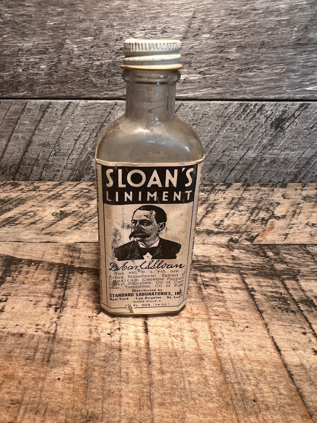 Vintage Sloans Liniment Medicine, Bottle, Medical Collection Display - Etsy