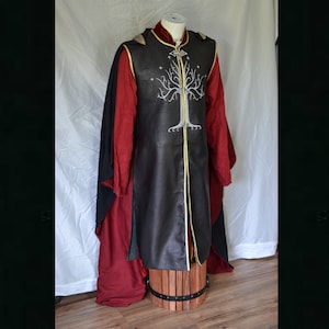 King’s Battle Garments - Gondor Surcoat, Tunic, and Cape Inspired by ...