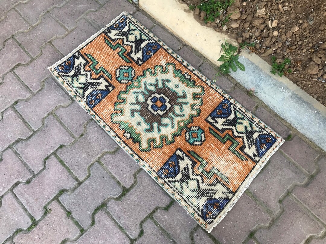 Turkish Door Mat Rug,small Rug, Vintage Rug,outdoor Rug,door Mat Rug ...