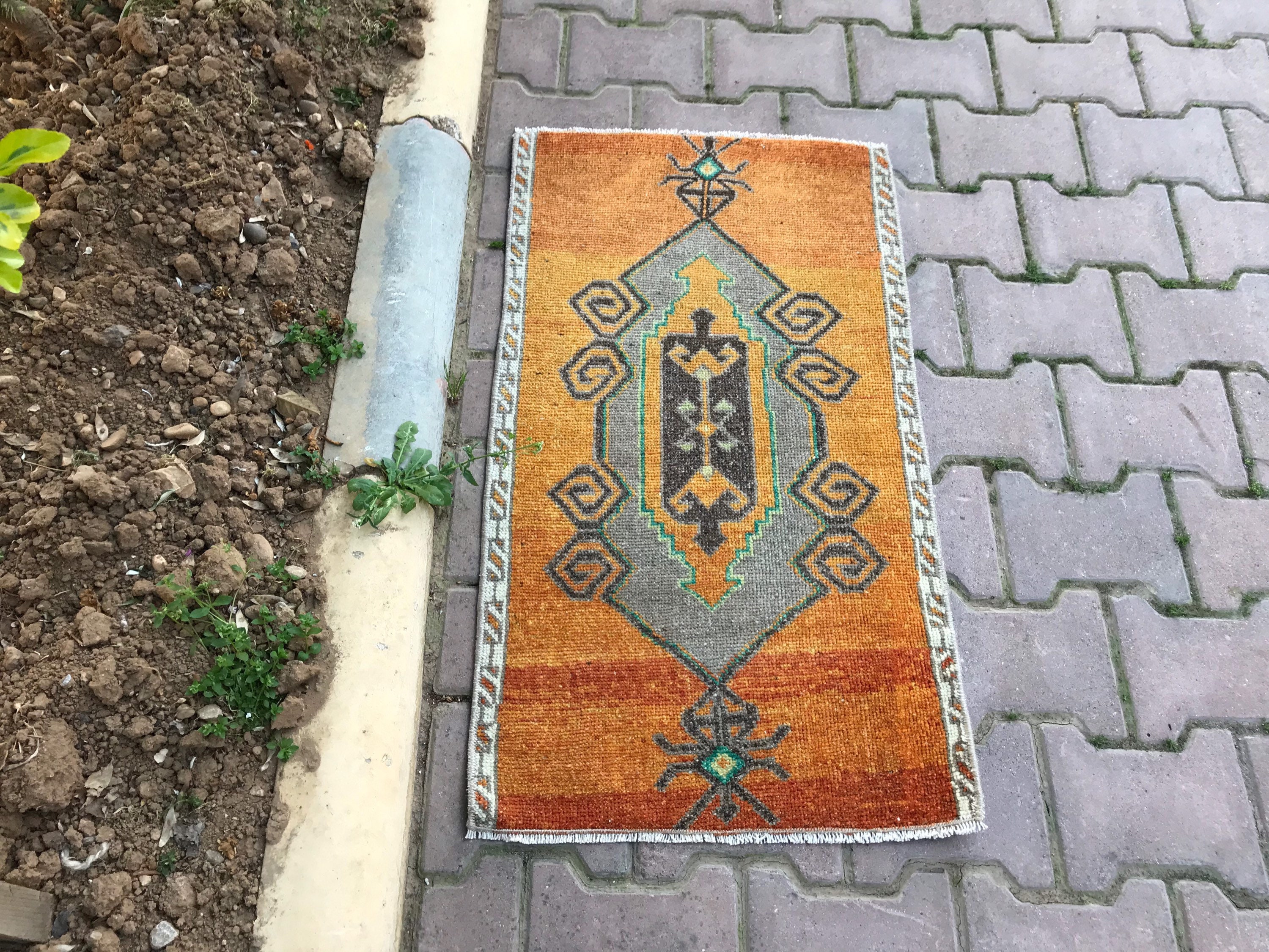 Door Mat Rug1'6x2'9 feet Small rugOut door Rug | Etsy