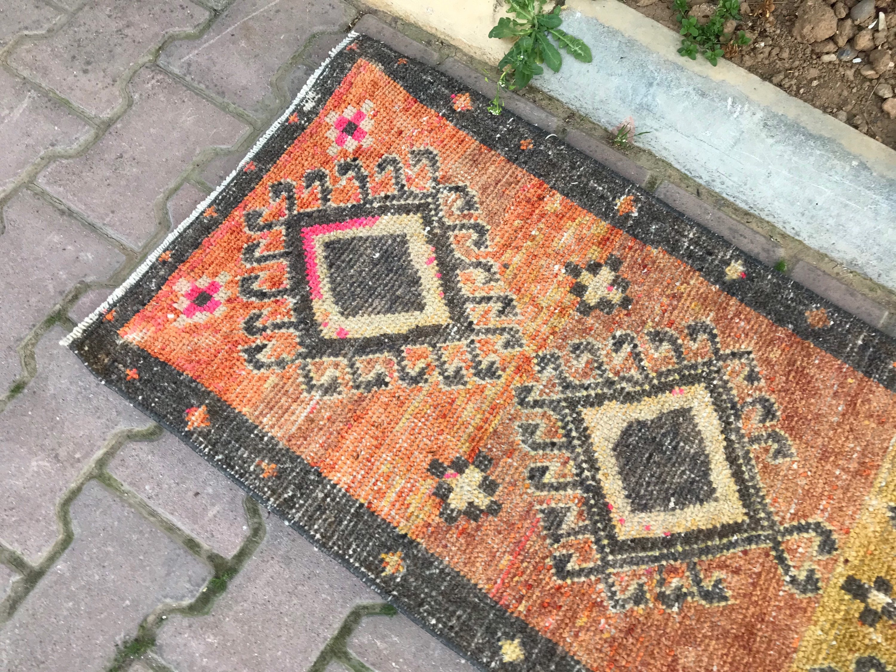 Door Mat Rug1'6x3'2 feet Small rugOut door Rug | Etsy