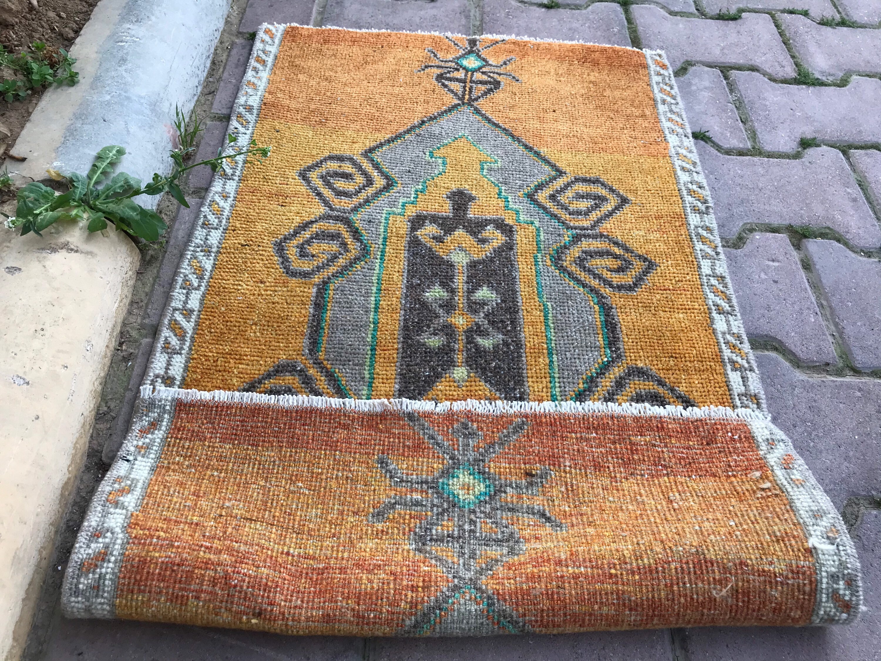 Door Mat Rug1'6x2'9 feet Small rugOut door Rug | Etsy