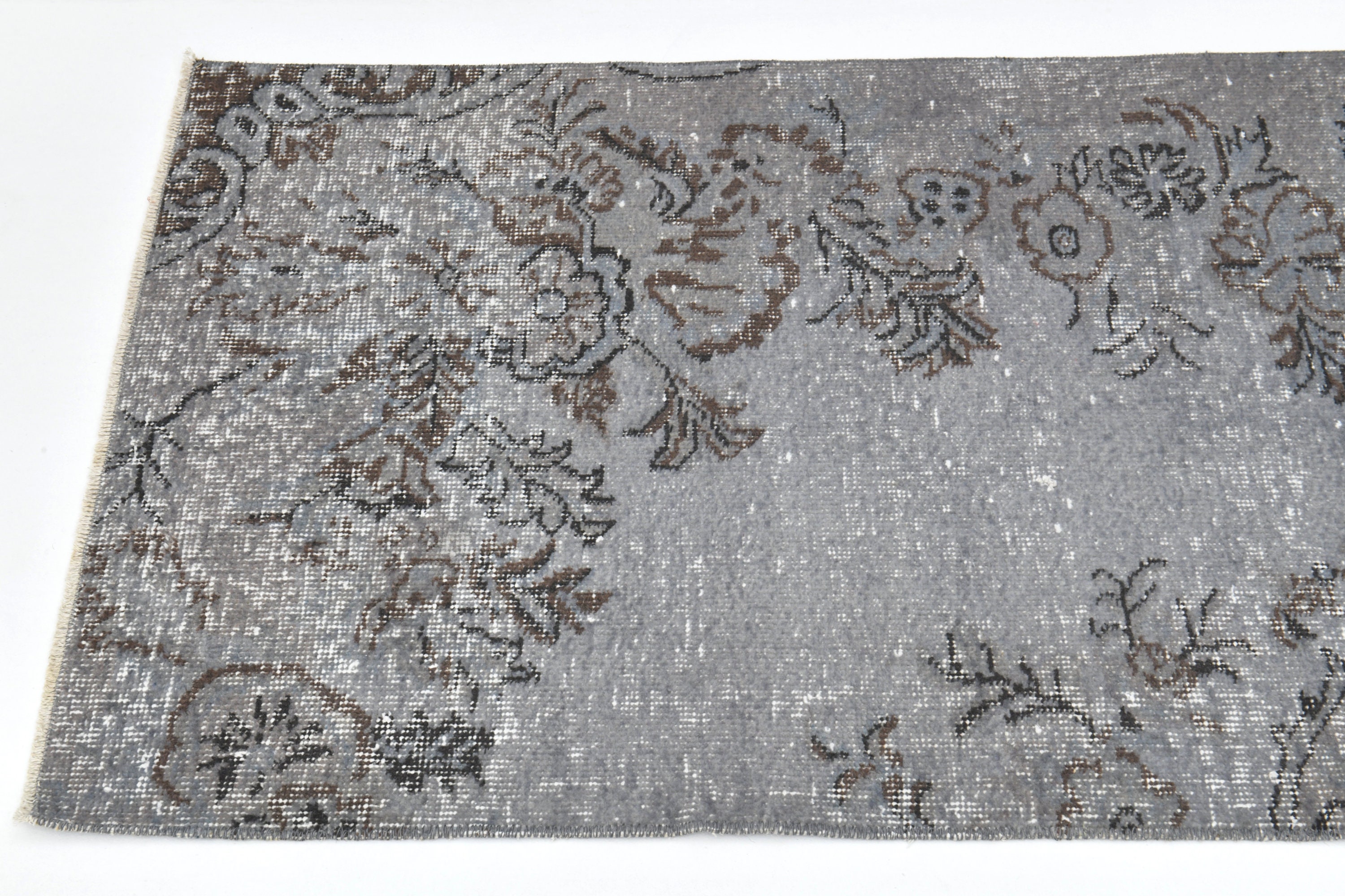 2'6x8'5 Turkish Gray Rug Runner Rug Vintage Rug - Etsy