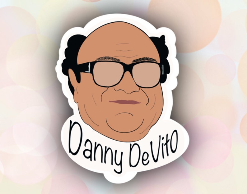 Danny Devito Vinyl Sticker, Water Resistant, Scratch and Fade Proof ...