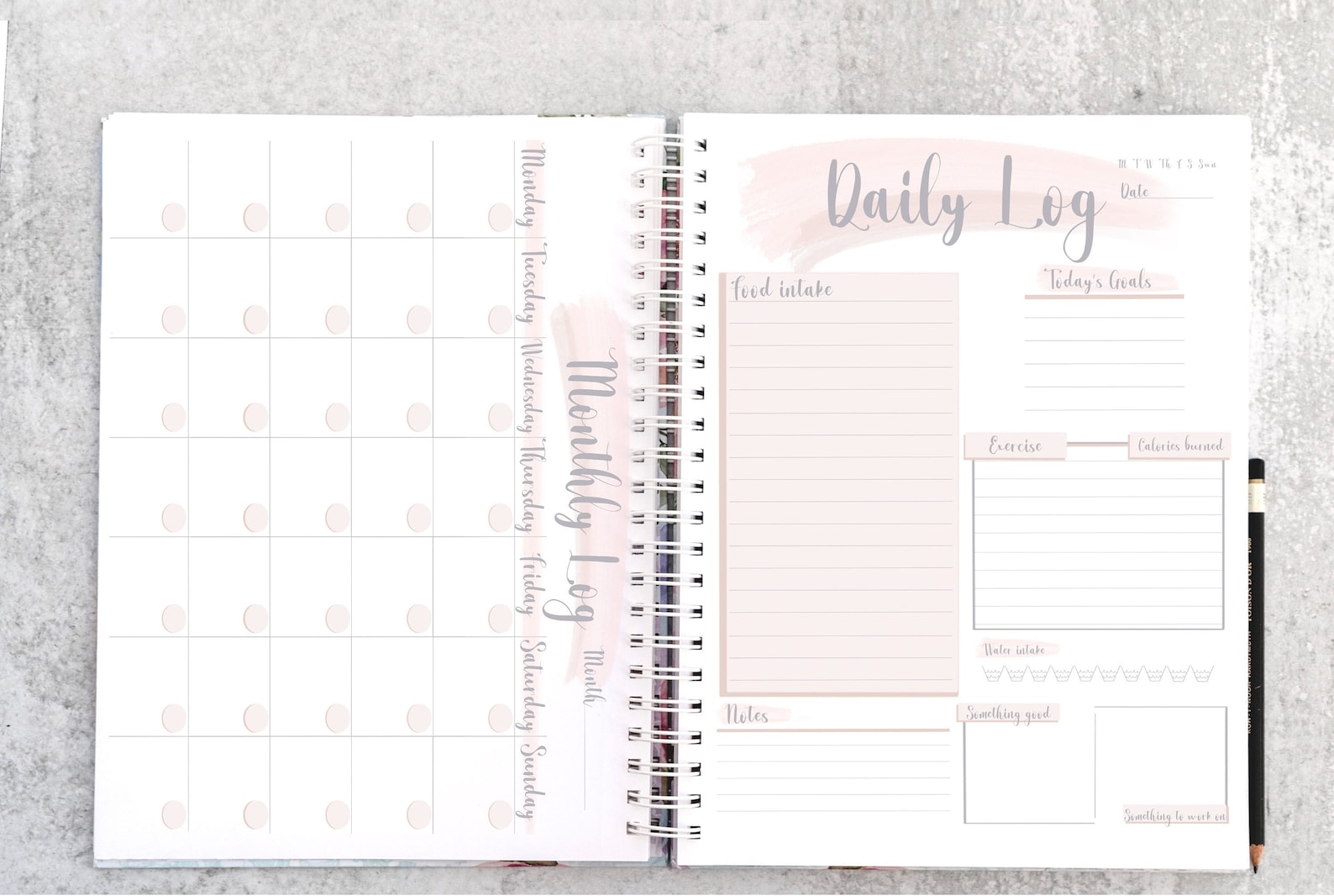 Weight Loss Journal, Printable Weight Loss Tracker, Instant Download ...