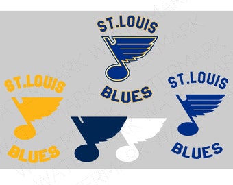 St louis blues decal | Etsy
