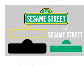 Sesame street sign | Etsy