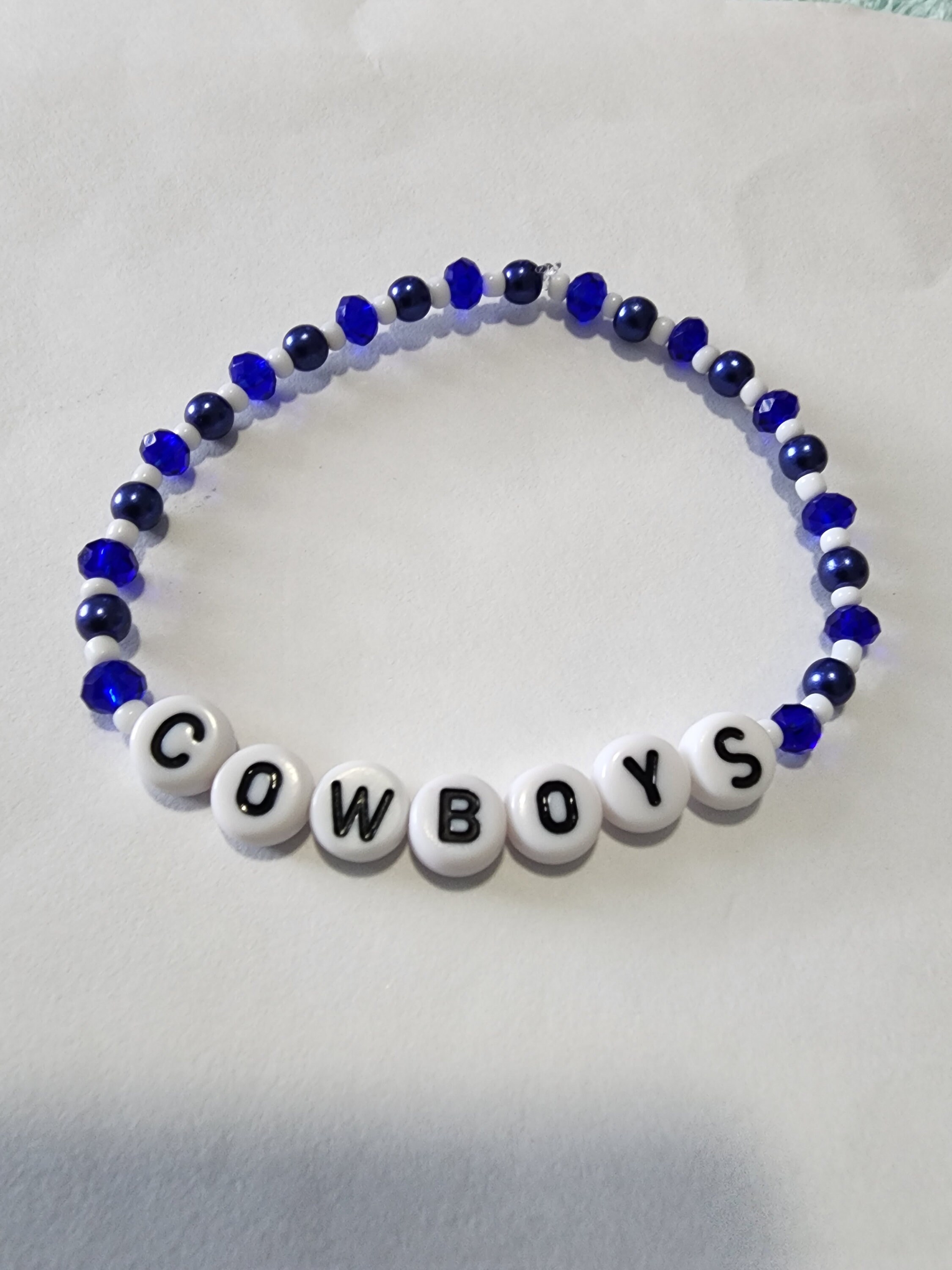 Custom Dallas Cowboys Bracelet - Etsy