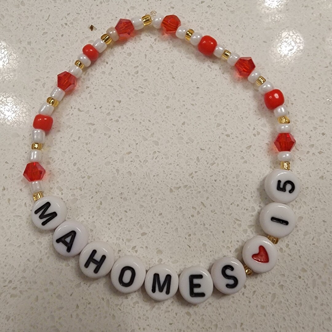 Custom Patrick Mahomes Kansas City Chiefs Bracelet - Etsy
