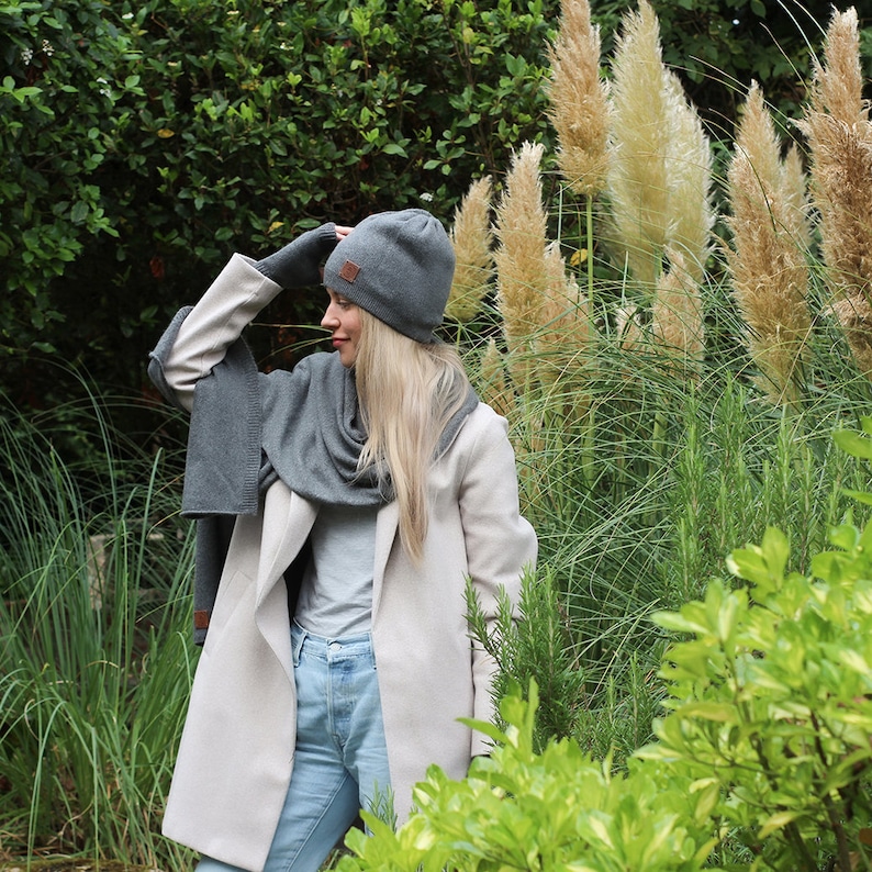 Cashmere Winter Hat for Women – Soft Double Layer Beanie, Warm and ...