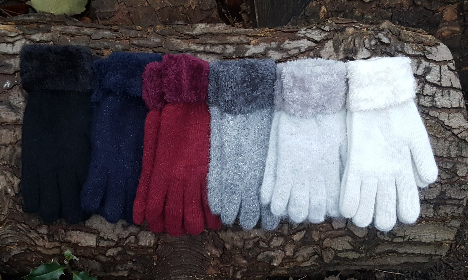 Angora wool gloves lined gloves warm and thick women gloves. | Etsy