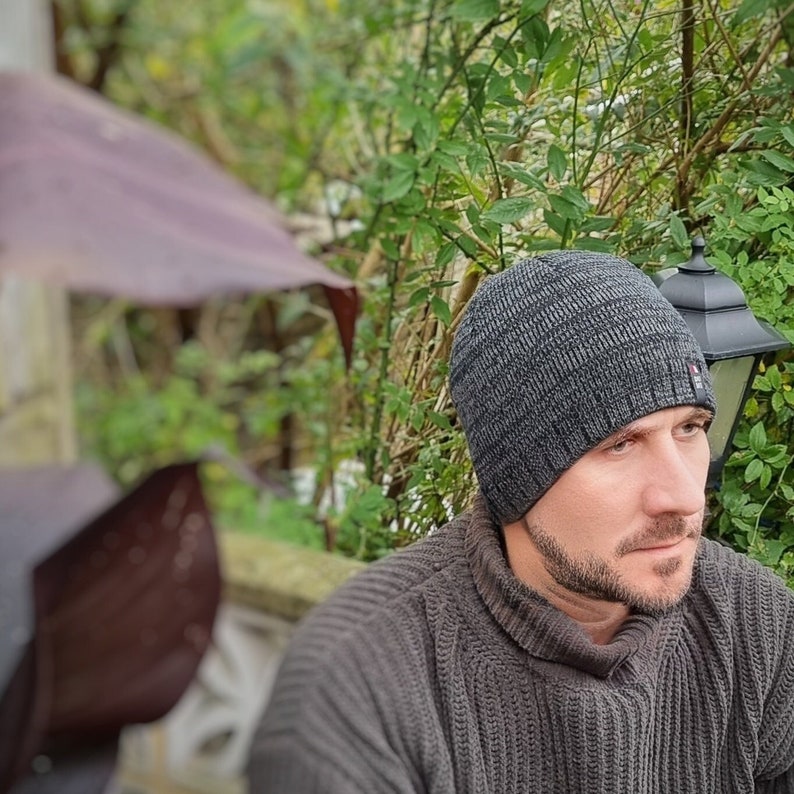 Winter Woolen Hat for Men, Lined by Fleece, Windproof Hat - Etsy