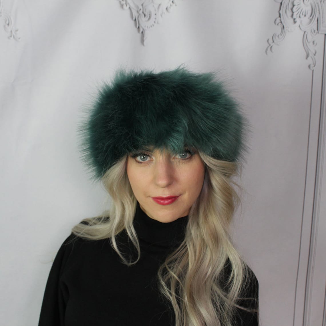 Faux Fur Headband Lined Headband Gift for Her - Etsy