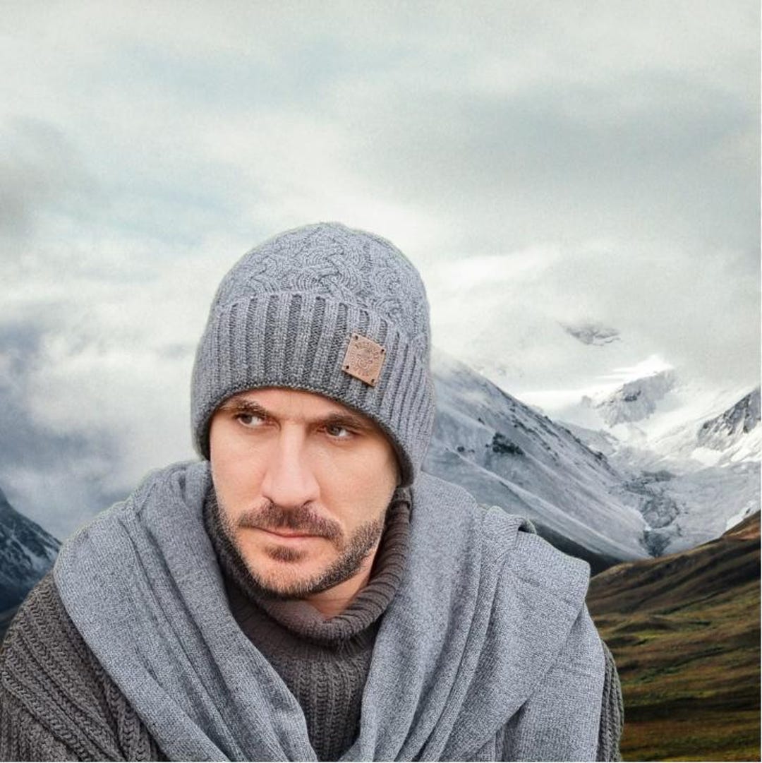 Men's Cashmere Winter Hat Soft, Warm, and Stylish Cashmere Beanie ...