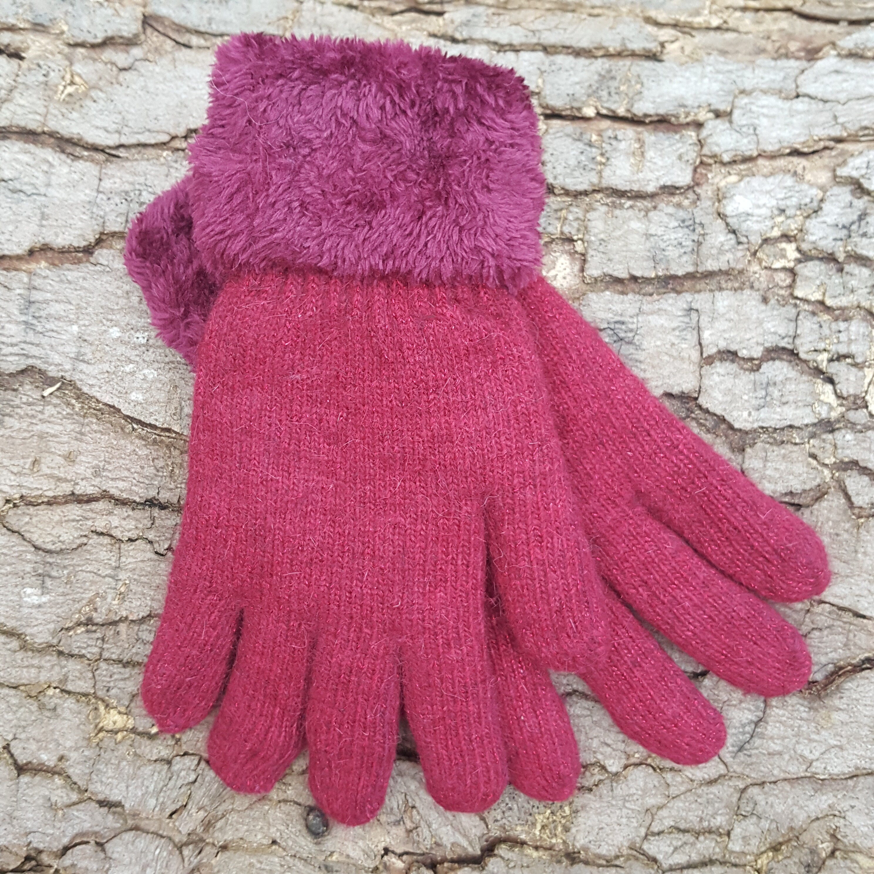 Angora wool gloves lined gloves warm and thick women gloves. | Etsy