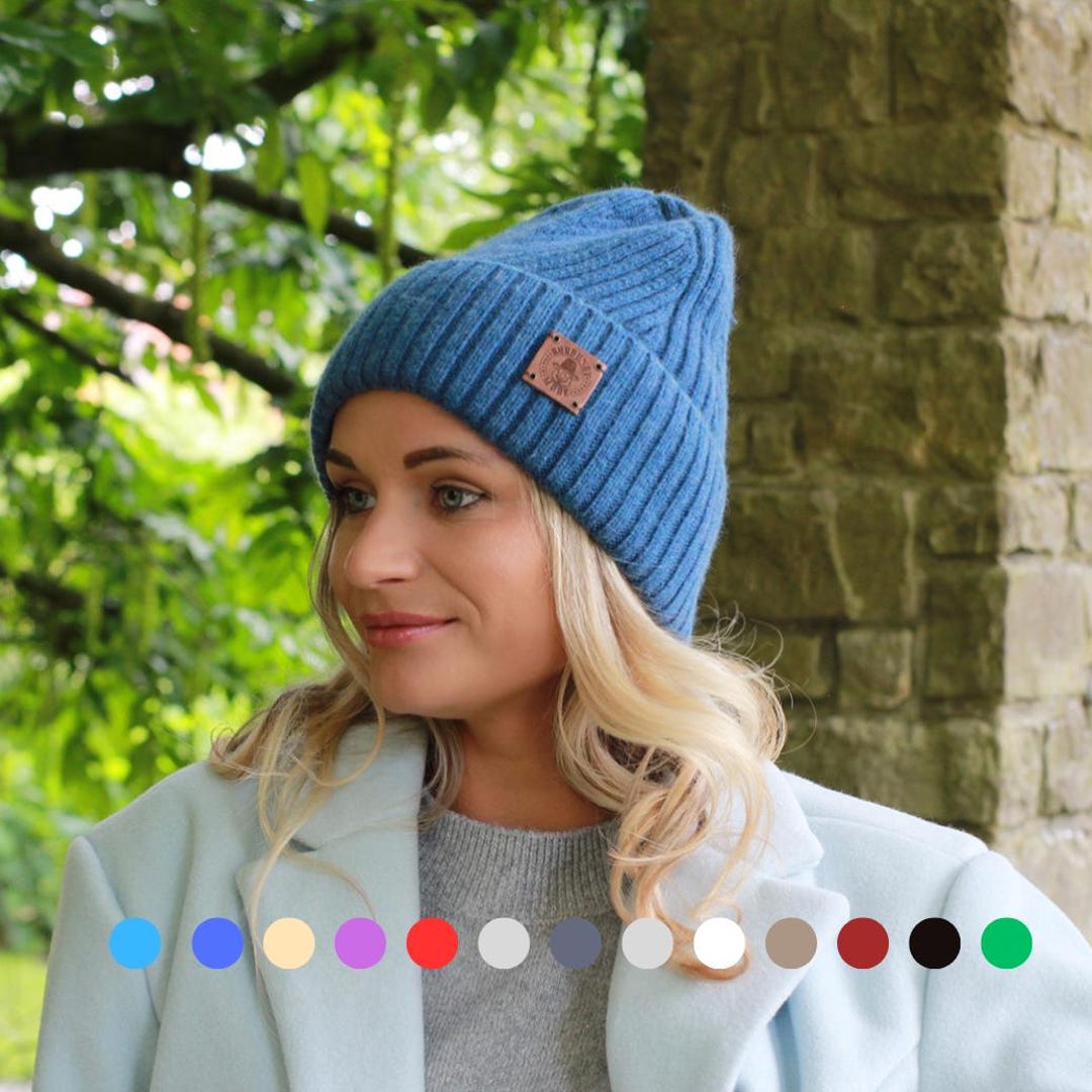 Silk-lined Women’s Cashmere Hat – Soft & Warm Winter Beanie, Great for ...